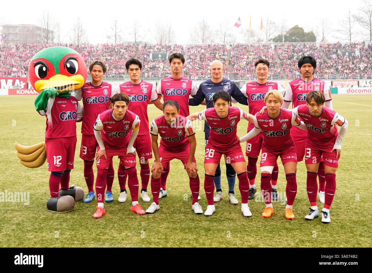 Fagiano Okayama team group line-up, MARCH 2, 2025 - Football / Soccer ...