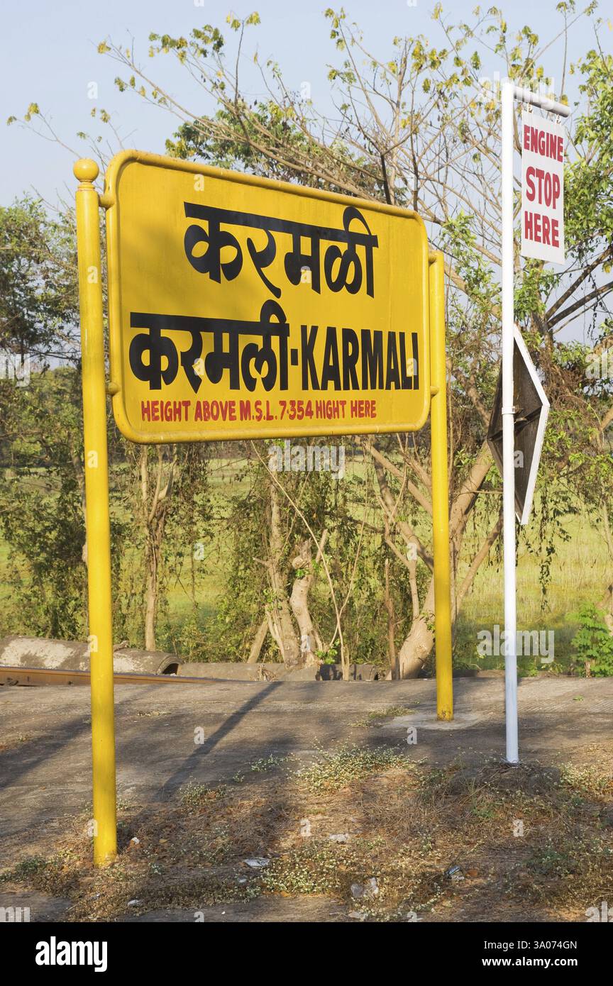 Board of karmali, Goa, India, Asia Stock Photo - Alamy