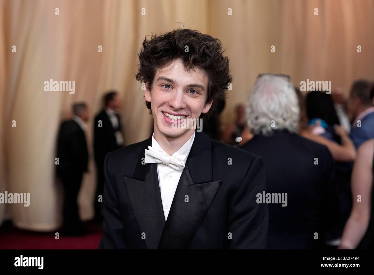 Mark Eydelshteyn arrives at the Oscars on Sunday, March 2, 2025, at the ...