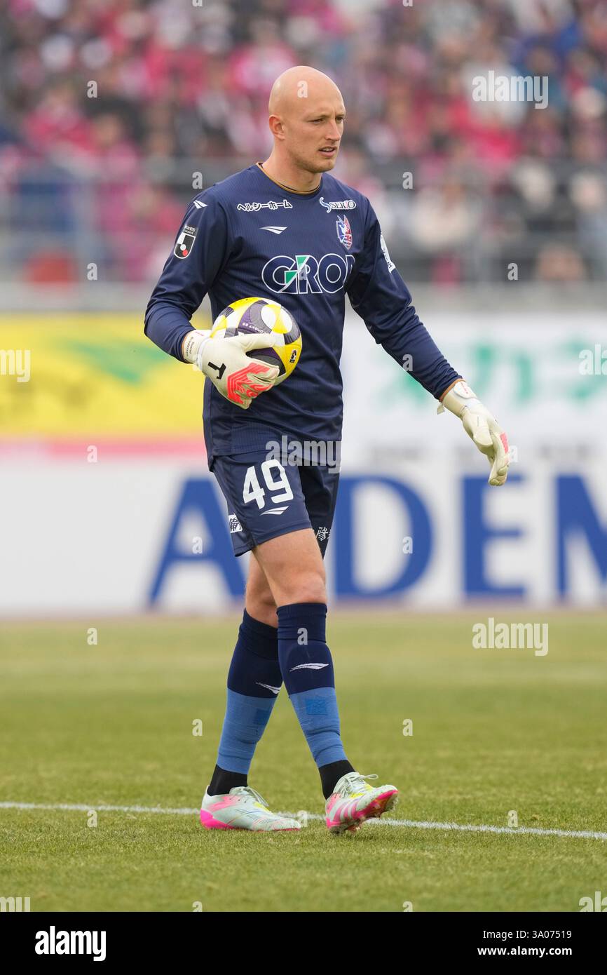 JFE Harenokuni Stadium, Okayama, Japan. 2nd Mar, 2025. Svend Brodersen (Fagiano), MARCH 2, 2025 ...