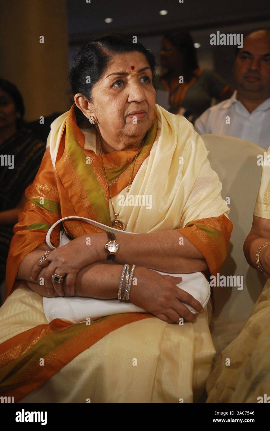 Singer lata mangeshkar, India NO MR Stock Photo - Alamy