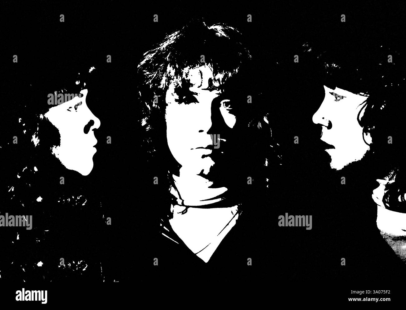 Three faces of an American woman, multiple exposure Stock Photo - Alamy