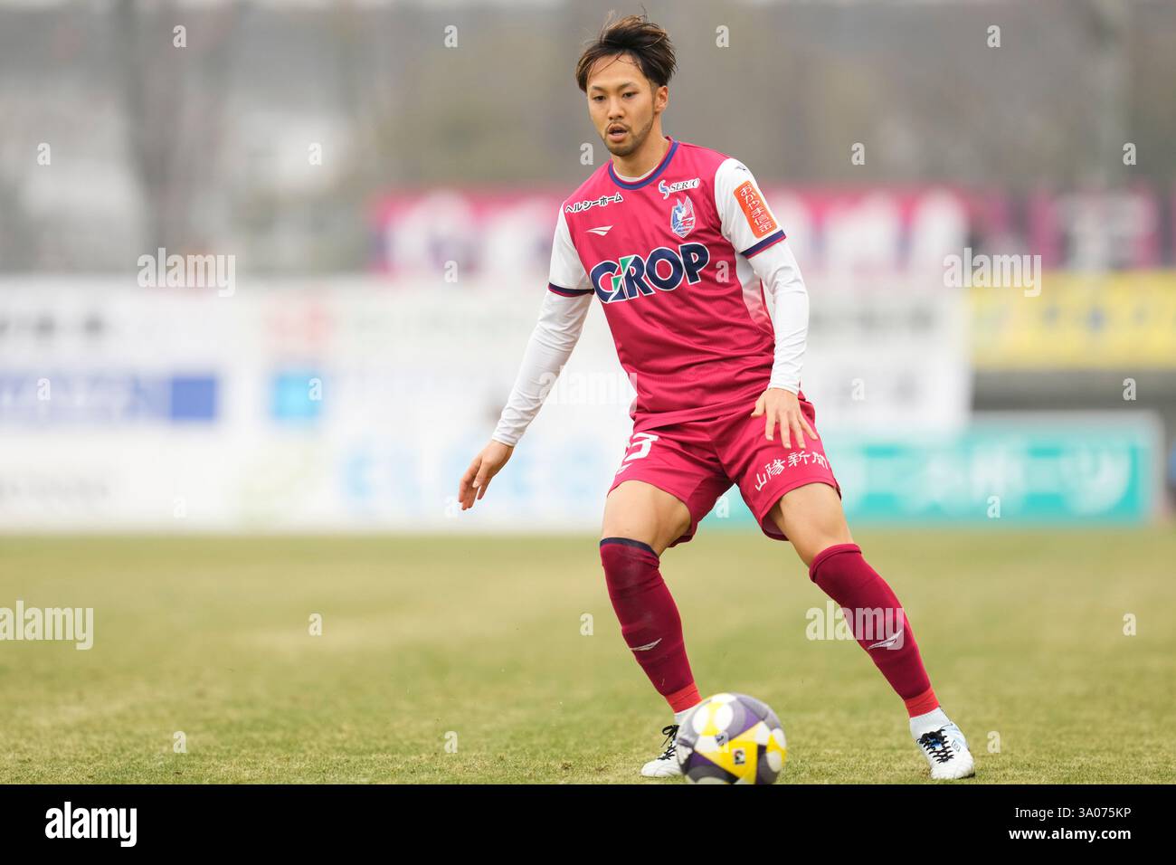 JFE Harenokuni Stadium, Okayama, Japan. 2nd Mar, 2025. Yuta Kamiya (Fagiano), MARCH 2, 2025 ...