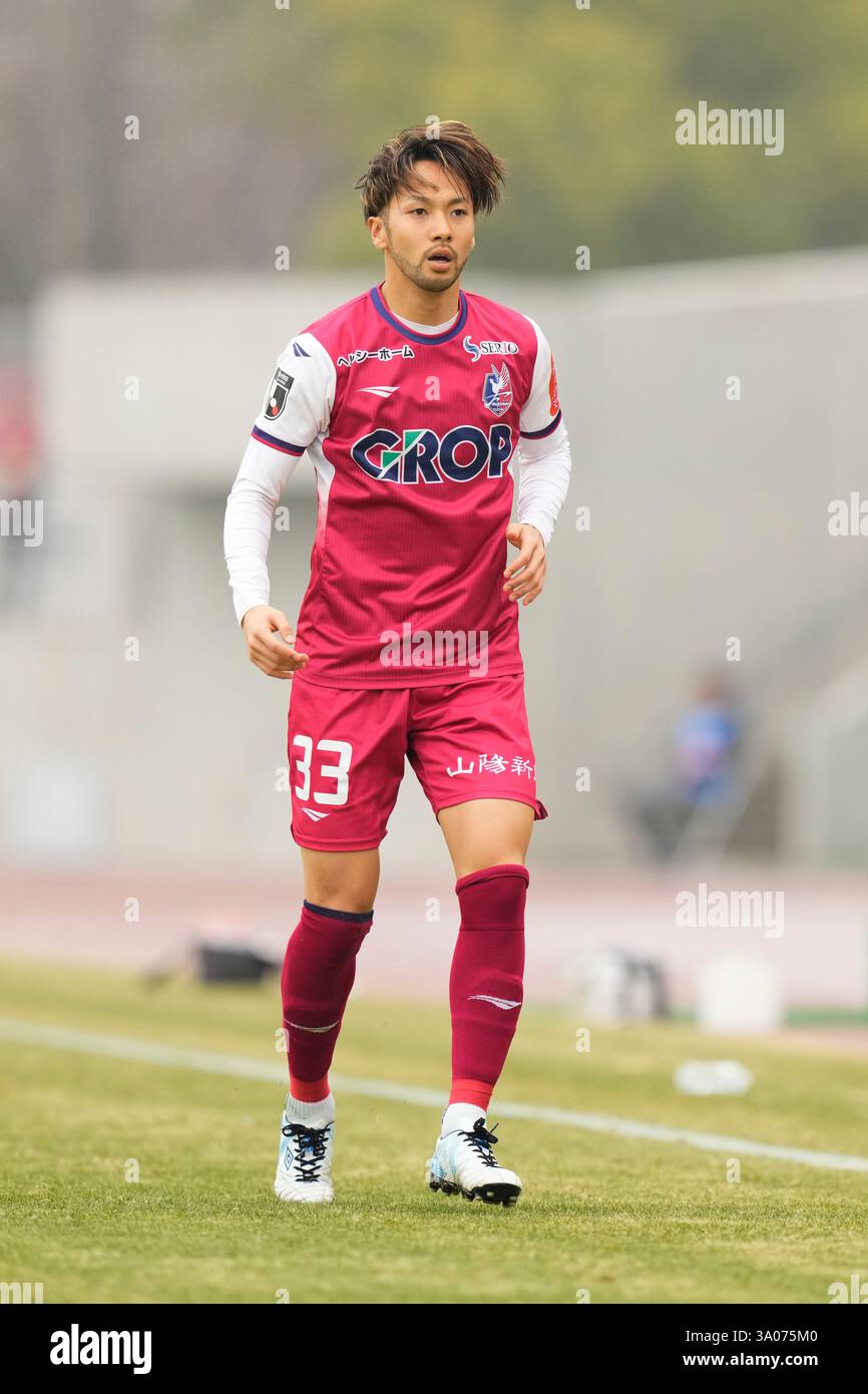 JFE Harenokuni Stadium, Okayama, Japan. 2nd Mar, 2025. Yuta Kamiya (Fagiano), MARCH 2, 2025 ...