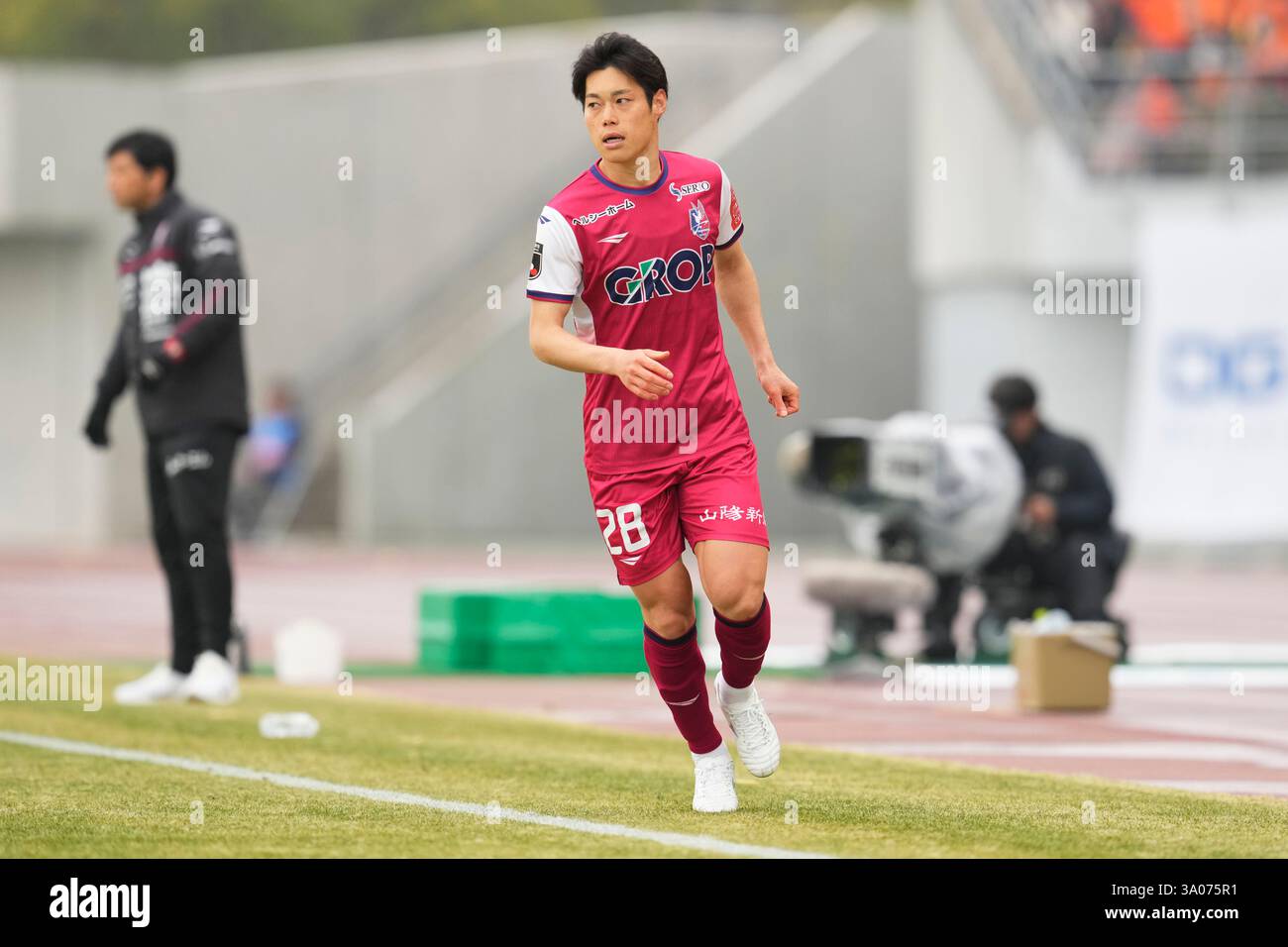 JFE Harenokuni Stadium, Okayama, Japan. 2nd Mar, 2025. Masaya Matsumoto (Fagiano), MARCH 2, 2025 ...