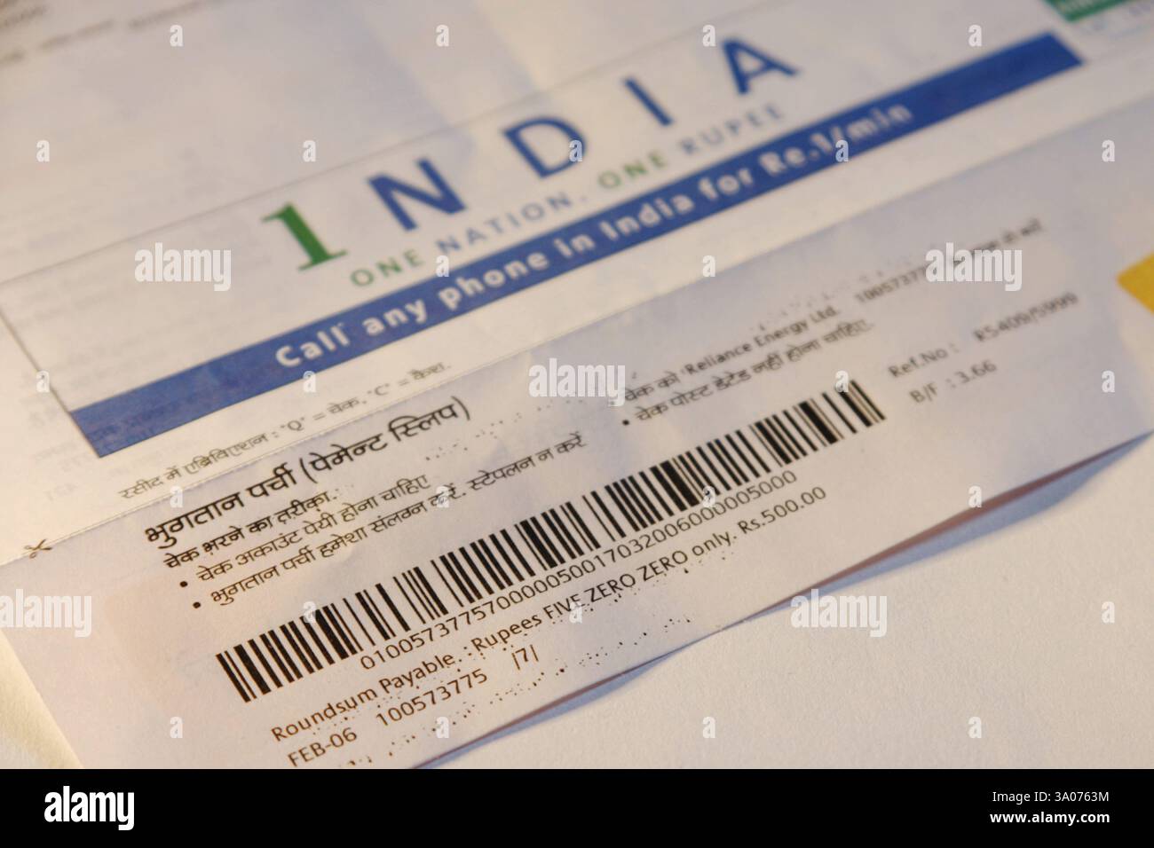 Payment slip of Electric bill of Reliance energy, Urban living, bar ...