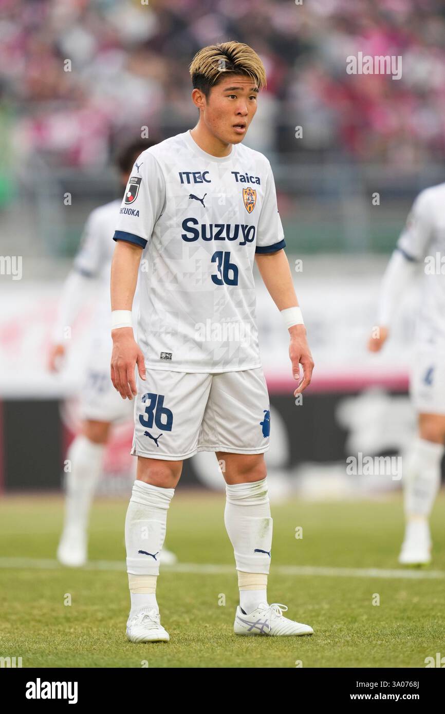 JFE Harenokuni Stadium, Okayama, Japan. 2nd Mar, 2025. Zento Uno (S ...