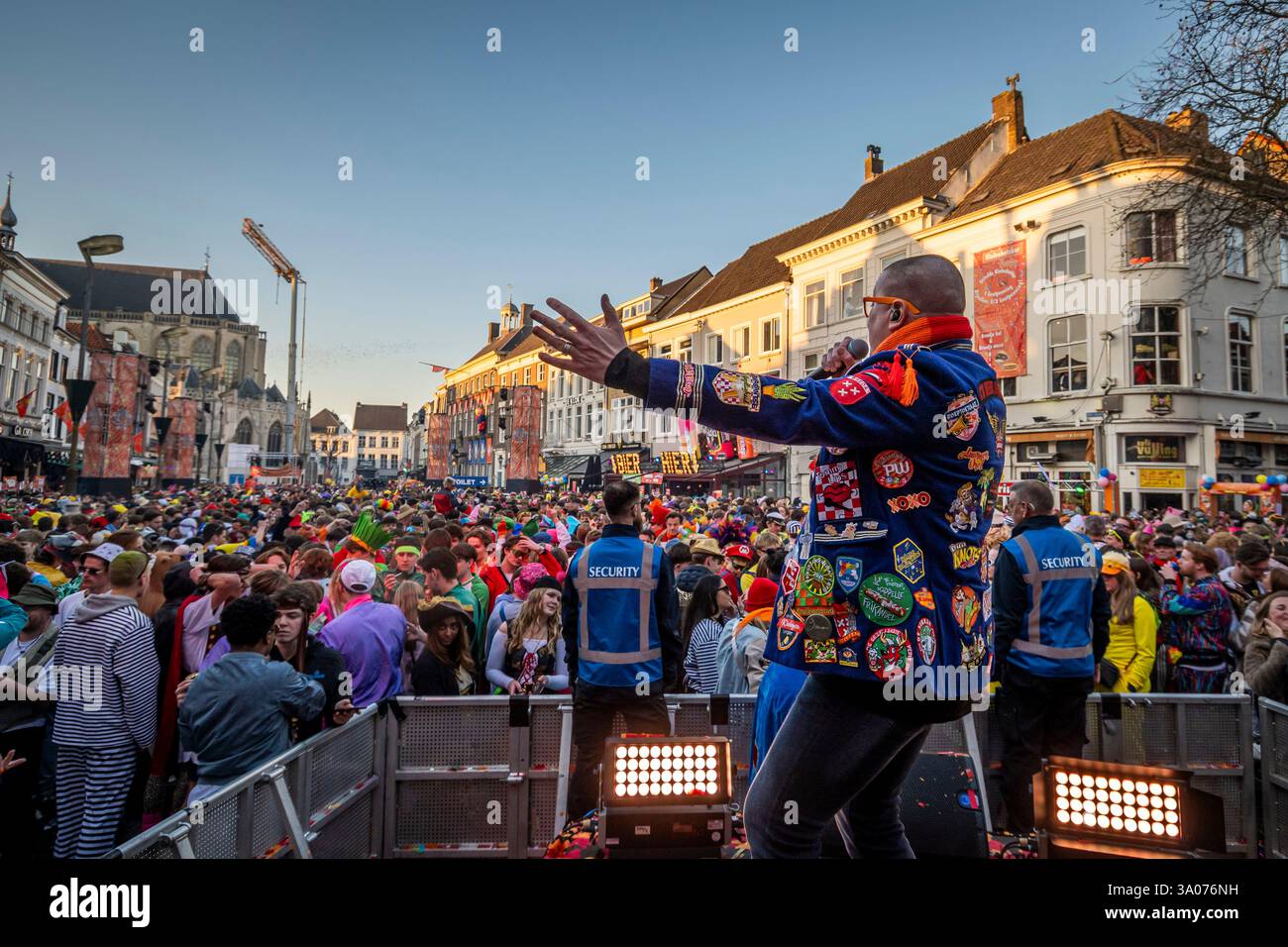 March 2, 2025, Breda, North Brabant, Netherlands: A presenter plays ...