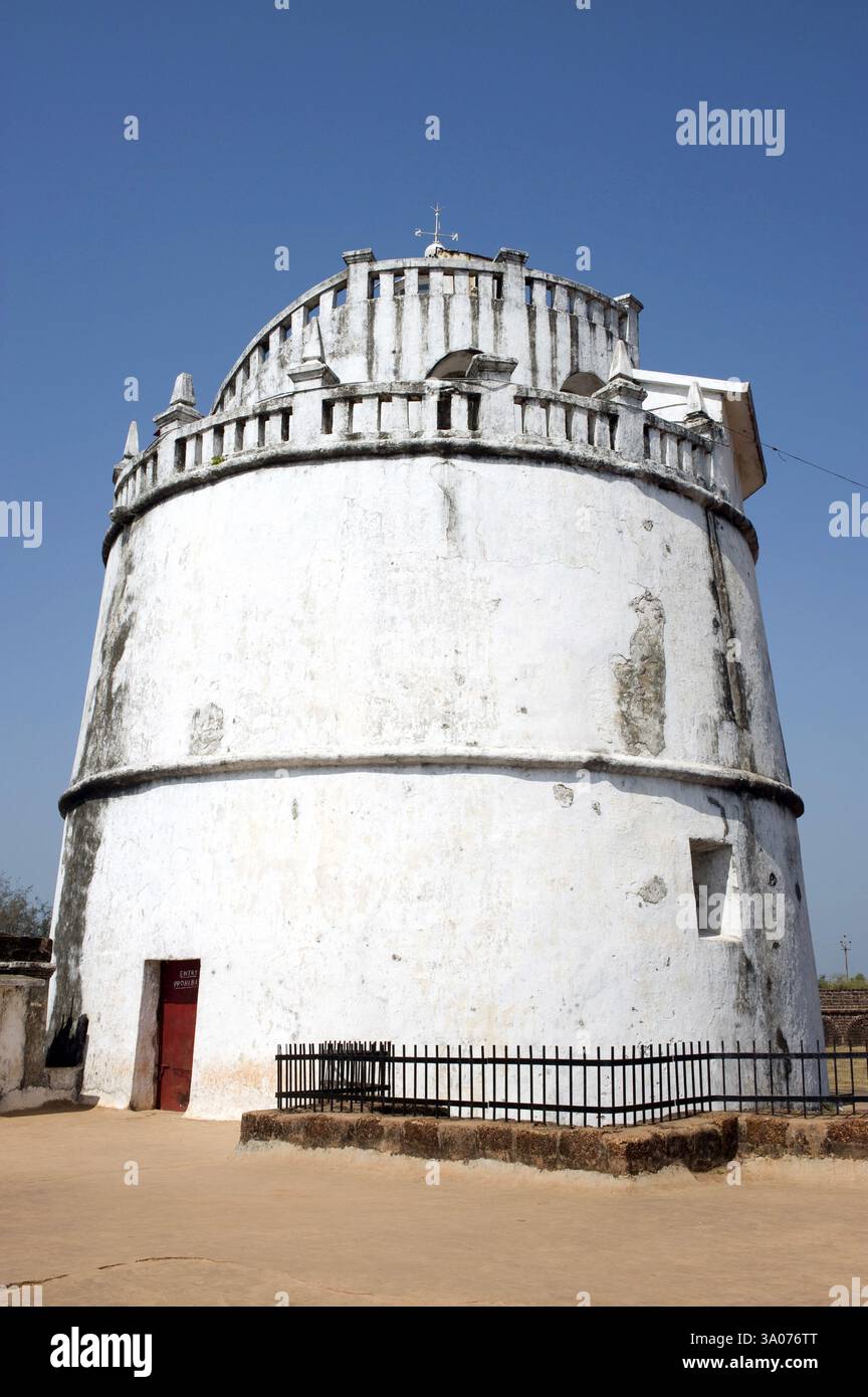 Light house at upper fort aguada, Goa, India, Asia Stock Photo - Alamy