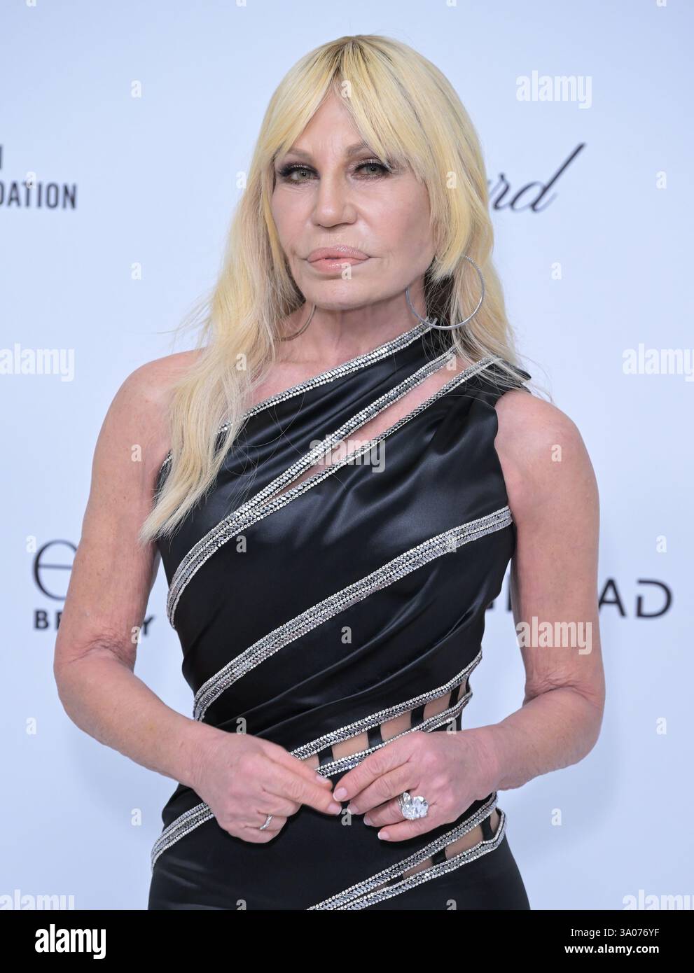 West Hollywood, USA. 29th Feb, 2024. Donatella Versace arriving at the ...