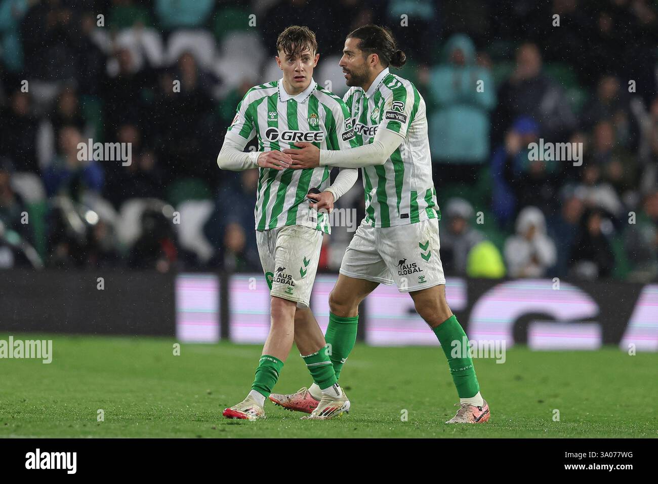 Jesus Rodriguez and Ricardo Rodriguez of Real Betis during the La Liga ...