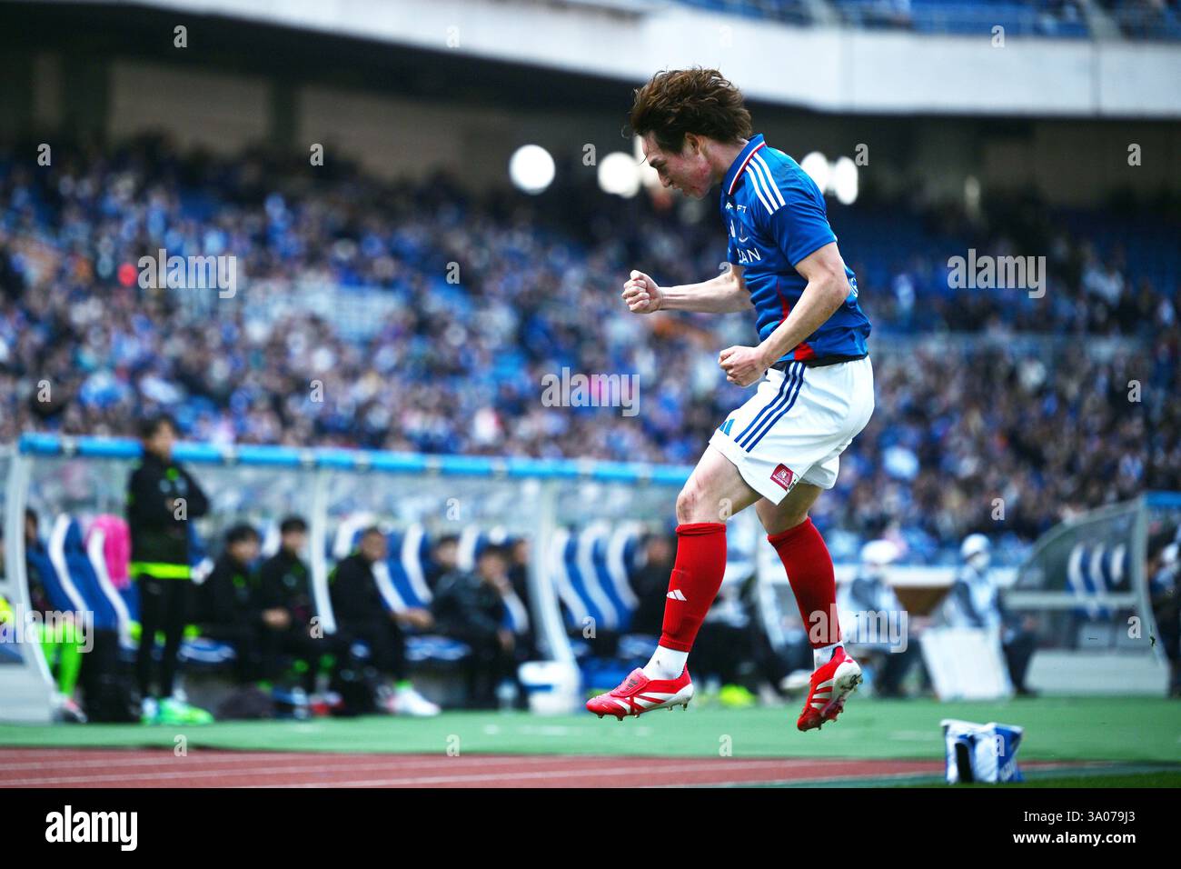 Nissan Stadium, Kanagawa, Japan. 1st Mar, 2025. Asahi Uenaka (F.Marinos ...