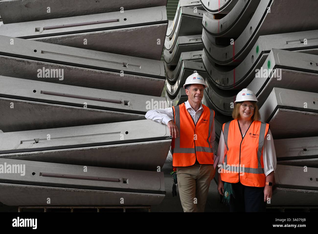 Sydney, Australia. 03rd Mar, 2025. NSW Premier Chris Minns with Member ...