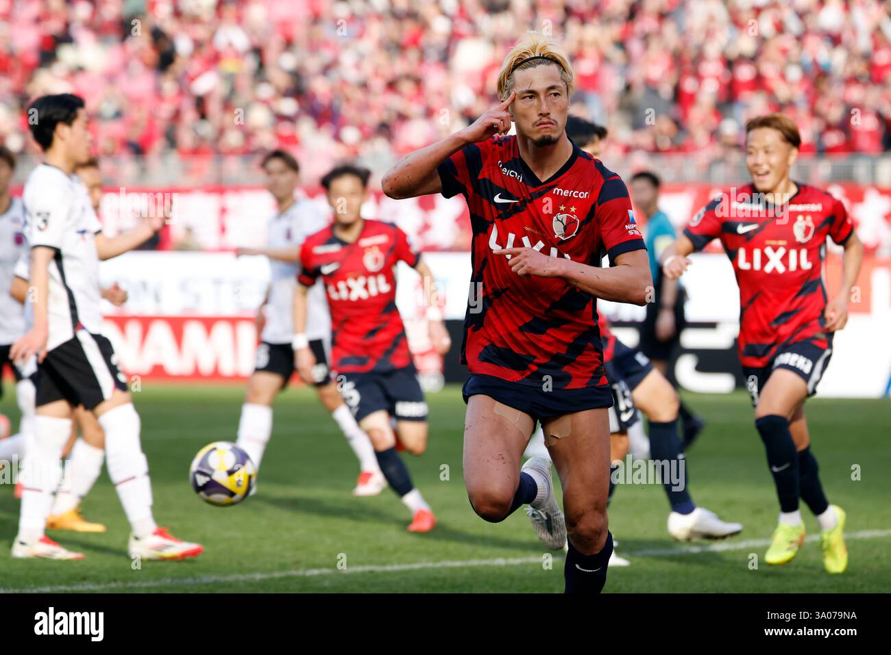 Kashima Stadium, Ibaraki, Japan. 1st Mar, 2025. Yuma Suzuki (Antlers ...