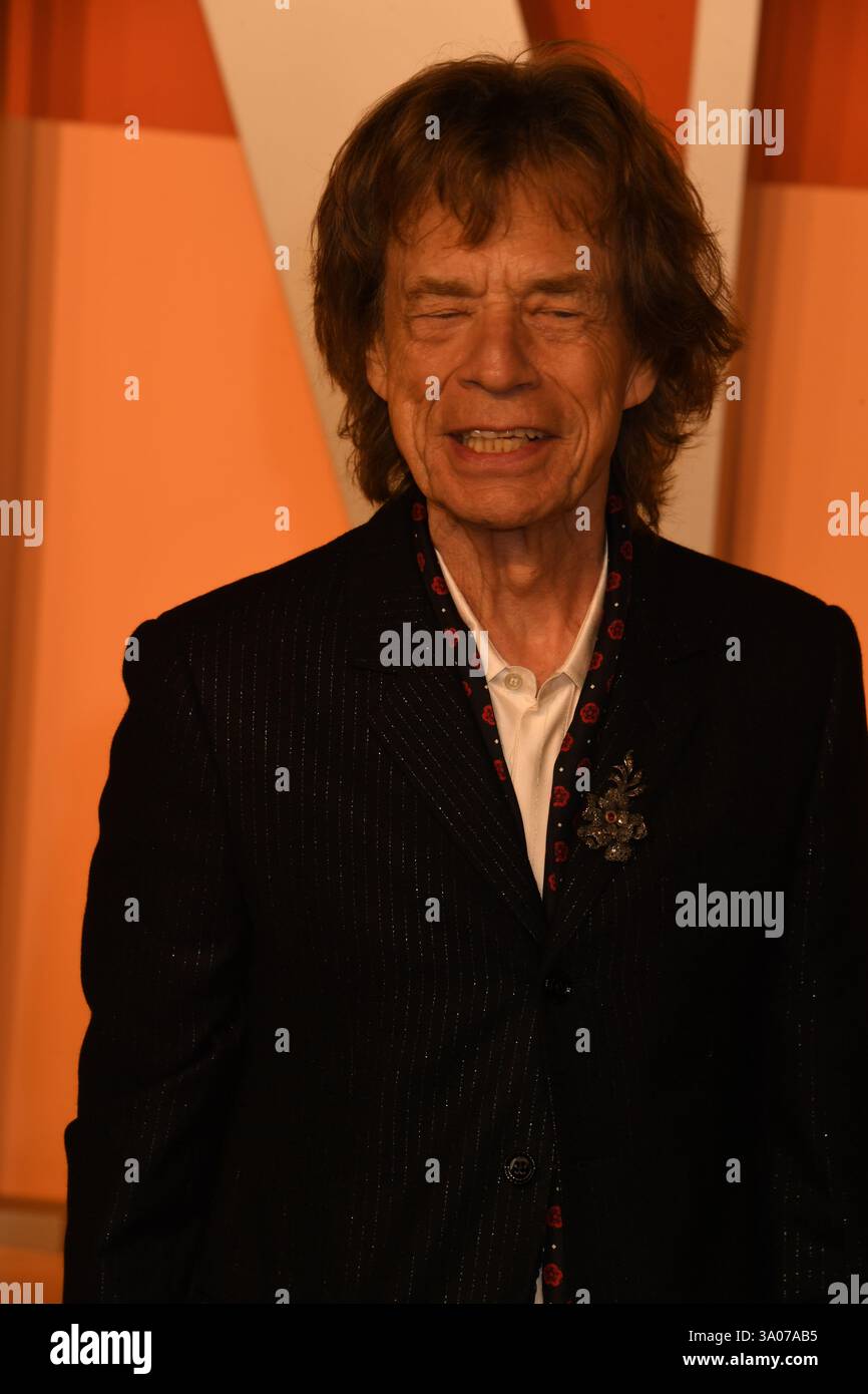 Beverly Hills, Ca. 2nd Mar, 2025. Mick Jagger at the 2025 Vanity Fair ...