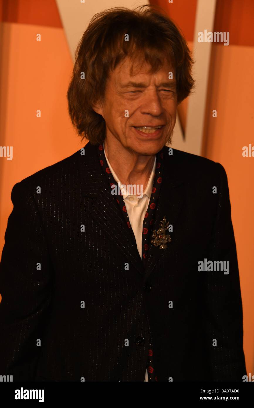 Beverly Hills, Ca. 2nd Mar, 2025. Mick Jagger at the 2025 Vanity Fair ...