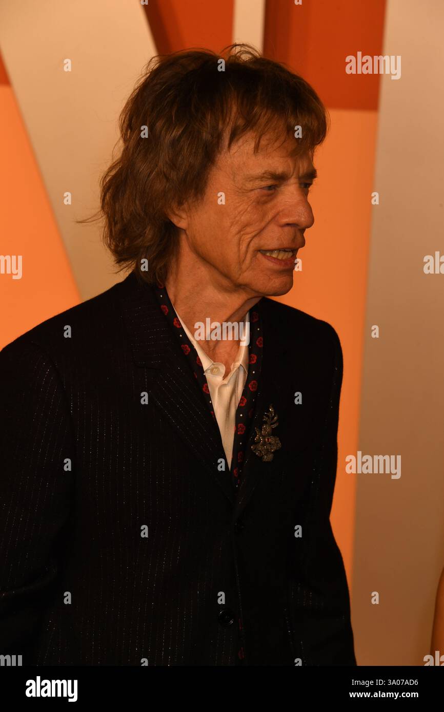 Beverly Hills, Ca. 2nd Mar, 2025. Mick Jagger at the 2025 Vanity Fair ...