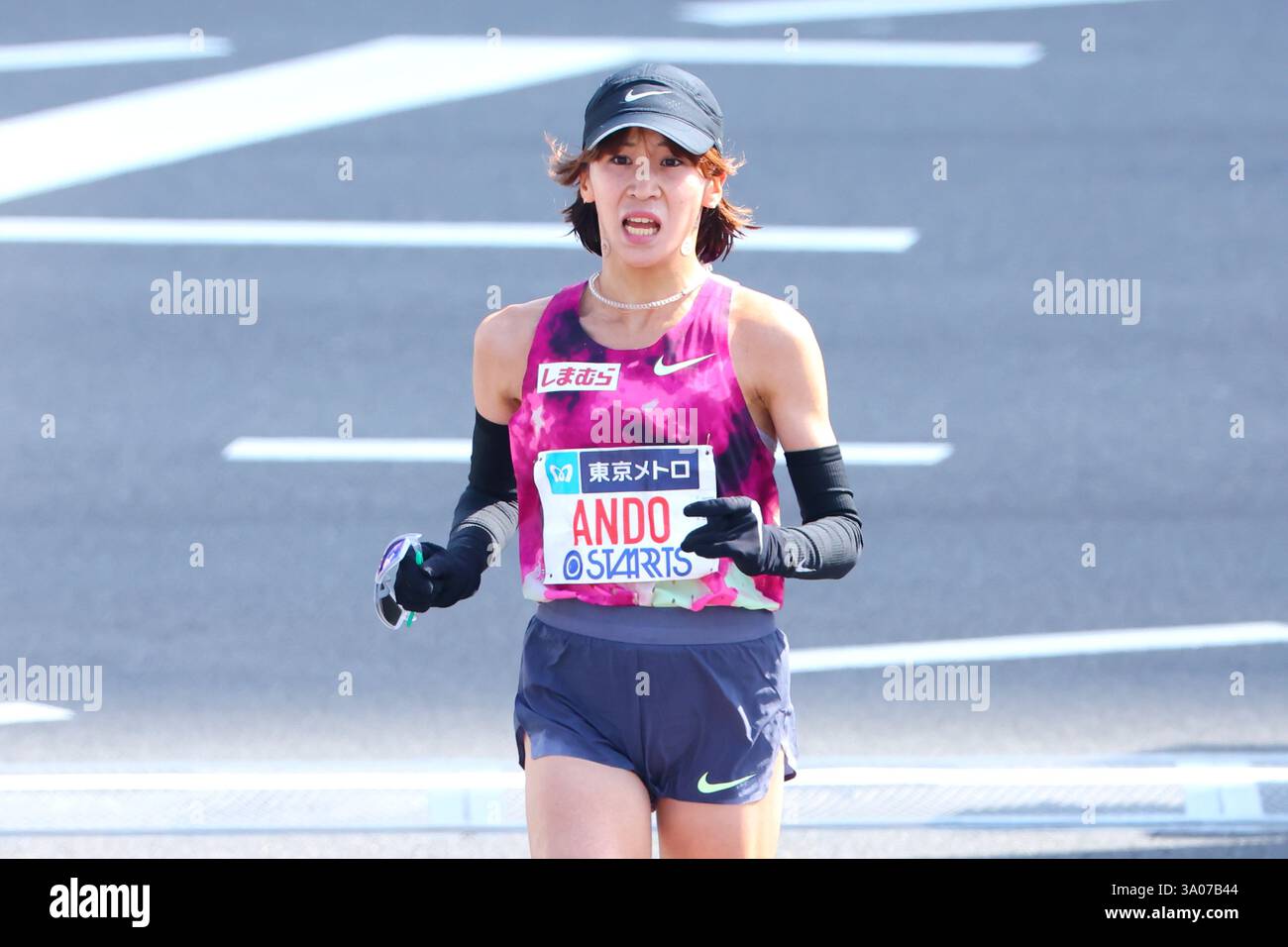 Tokyo, Japan. 2nd Mar, 2025. Yuka Ando Marathon : Tokyo Marathon 2025 in Tokyo, Japan . Credit ...