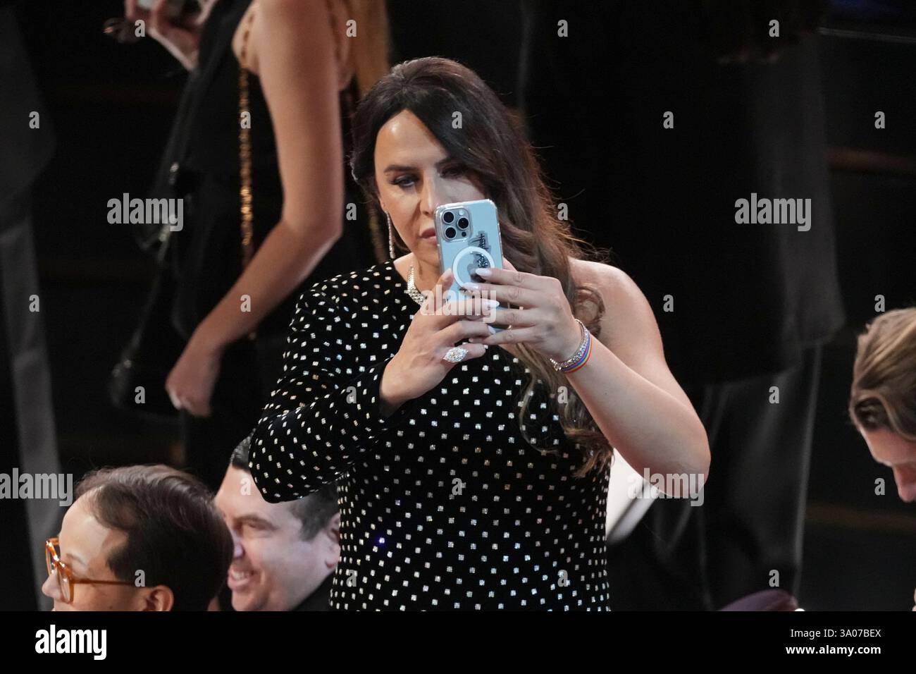 Karla Sofia Gascon in the audience during the Oscars on Sunday, March 2 ...