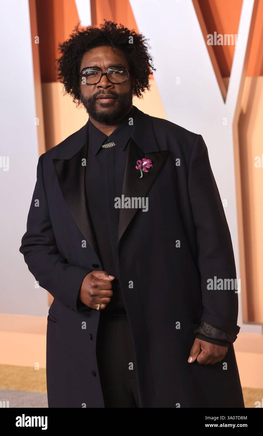 Beverly Hills, USA. 02nd Mar, 2025. Questlove attends the 2025 Vanity ...