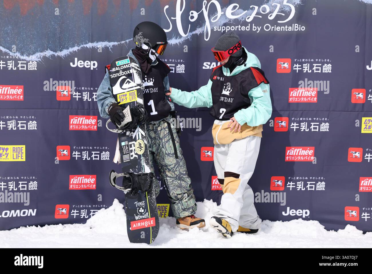 (L to R) Yuto Miyamura, Kira Kimura, MARCH 1, 2025 - Snowboarding ...