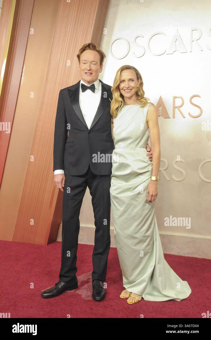 Ca. 02nd Mar, 2025. Conan O'Brien, Liza Powel O'Brien at arrivals for ...
