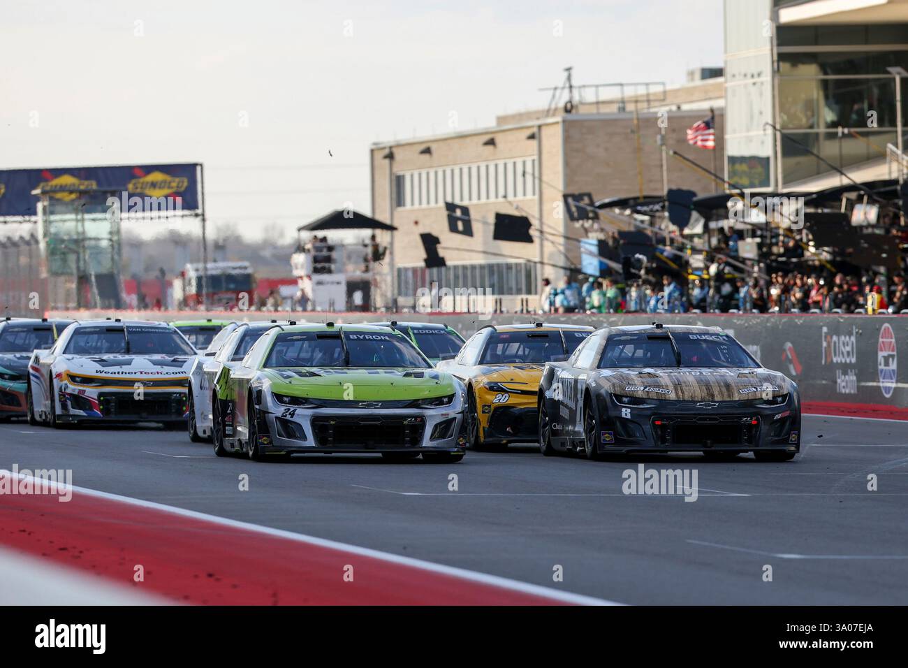 AUSTIN, TX - MARCH 02: Kyle Busch (#8 Richard Childress Racing Rebel ...