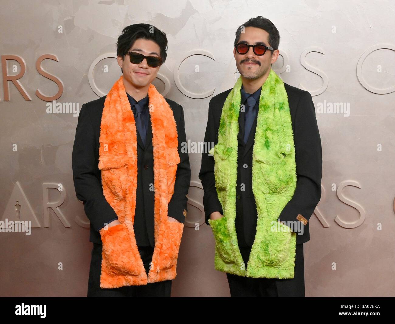 Los Angeles, United States. 02nd Mar, 2025. (L-R) Sean Wang and Carlos ...