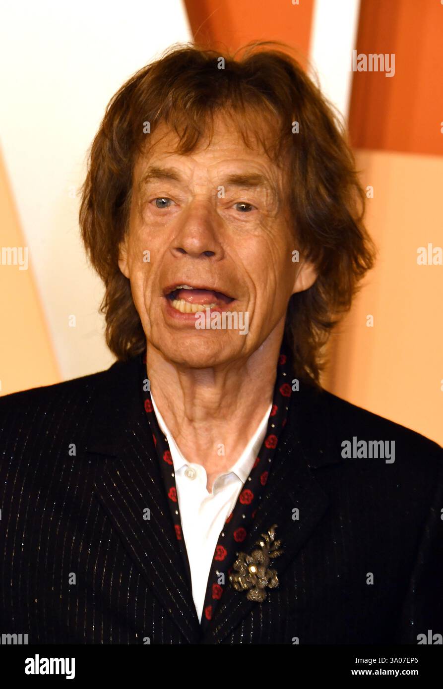 Beverly Hills, Ca. 2nd Mar, 2025. Mick Jagger at the 2025 Vanity Fair ...