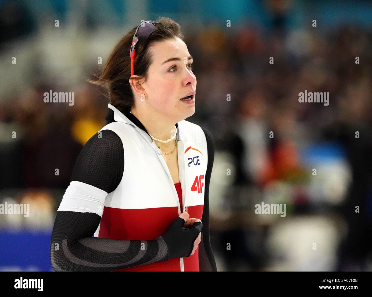 Kaja Ziomek-Nogal (POL) in 500m race women during ISU World Cup 6 on ...