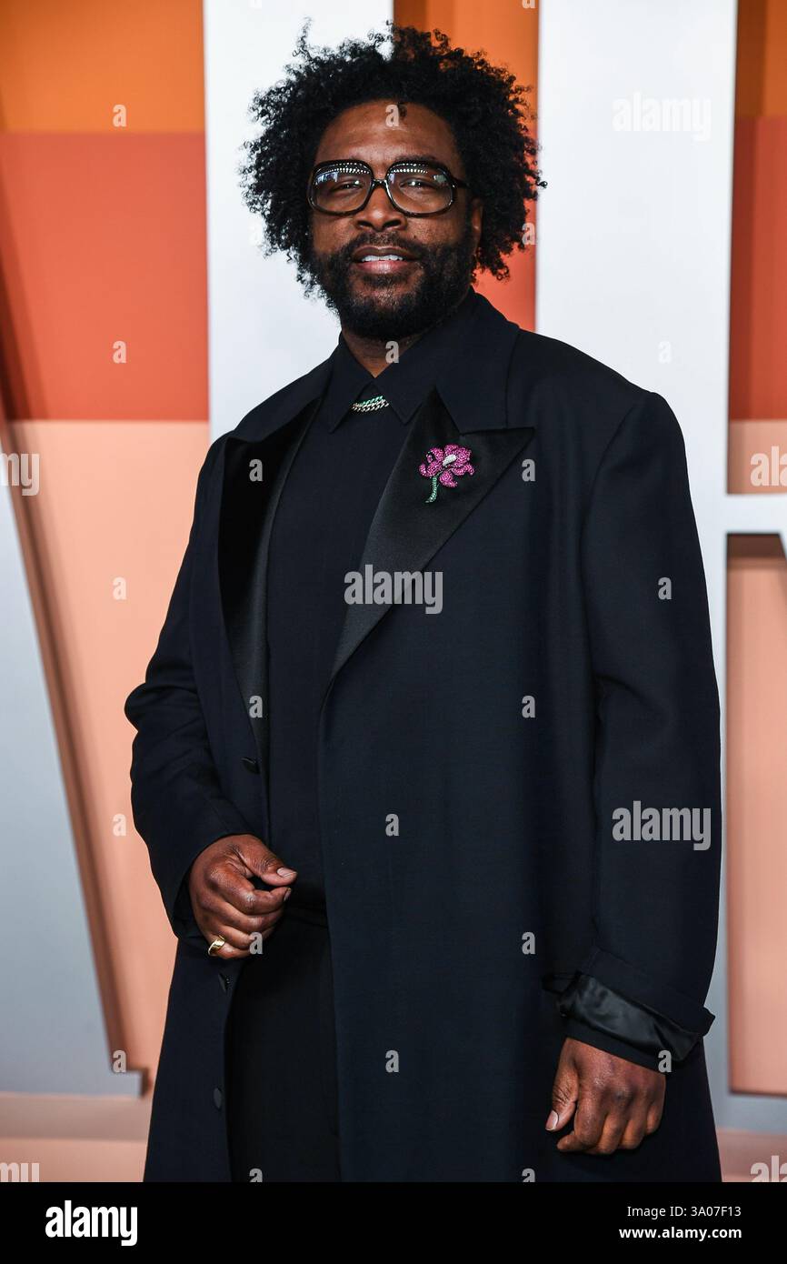 USA. 02nd Mar, 2025. Questlove walking on the red carpet at the 2025 ...