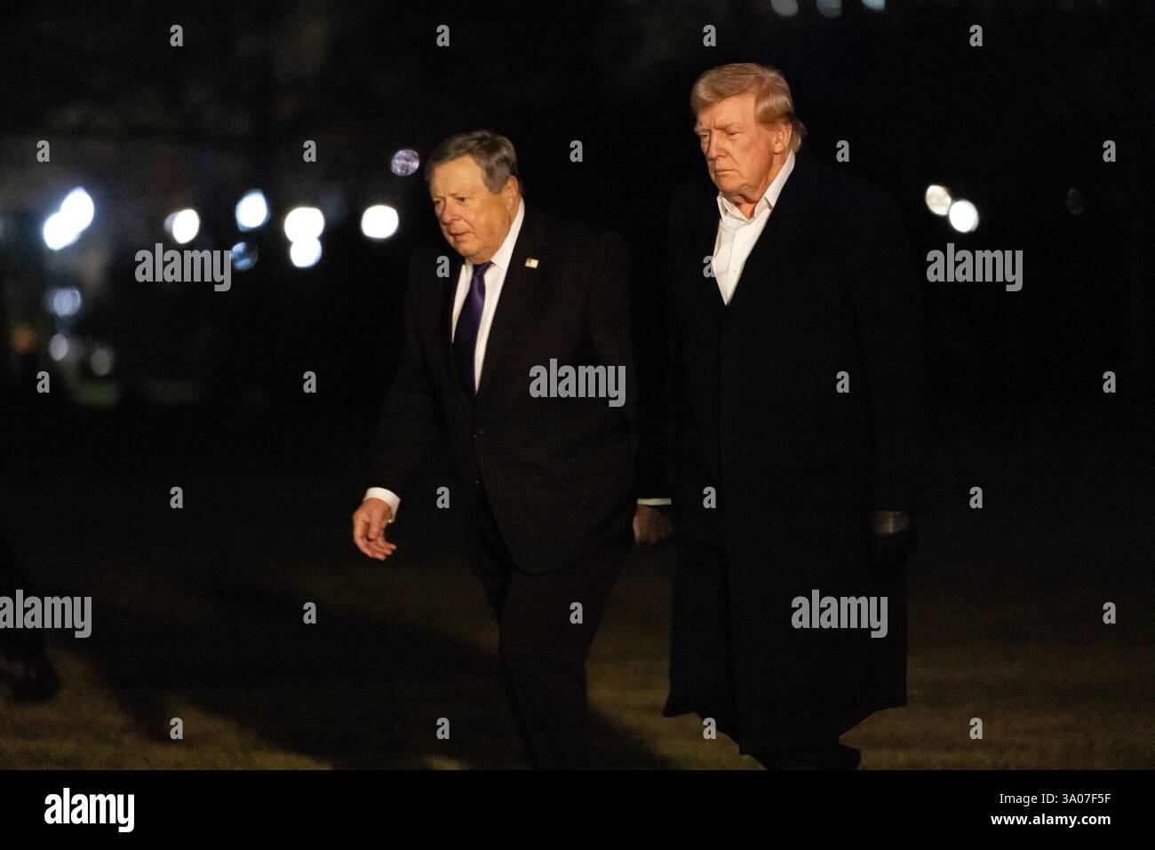 WASHINGTON – March 2, 2025: President Donald Trump and Viktor Knavs ...