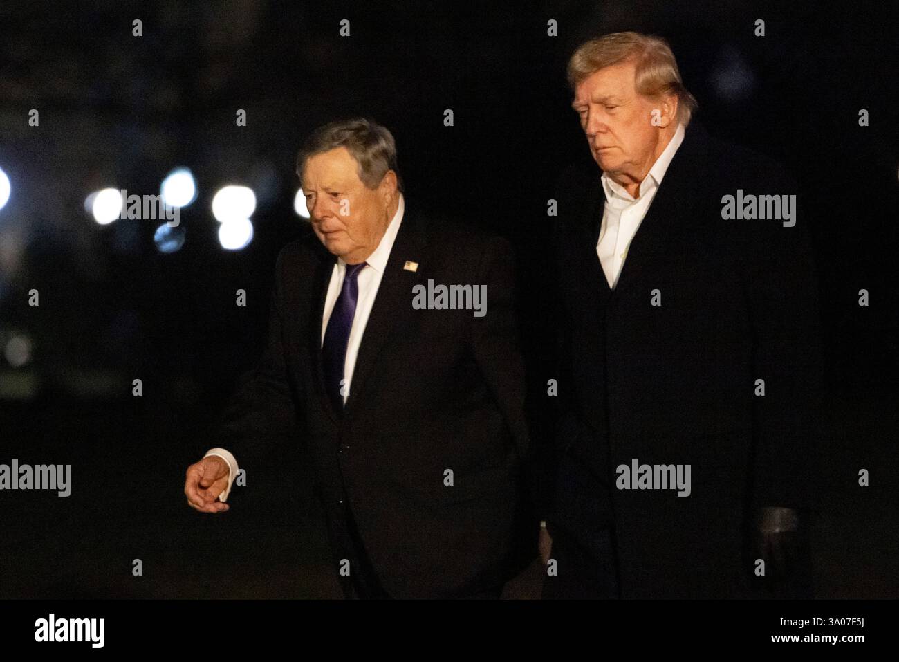 WASHINGTON – March 2, 2025: President Donald Trump and Viktor Knavs ...