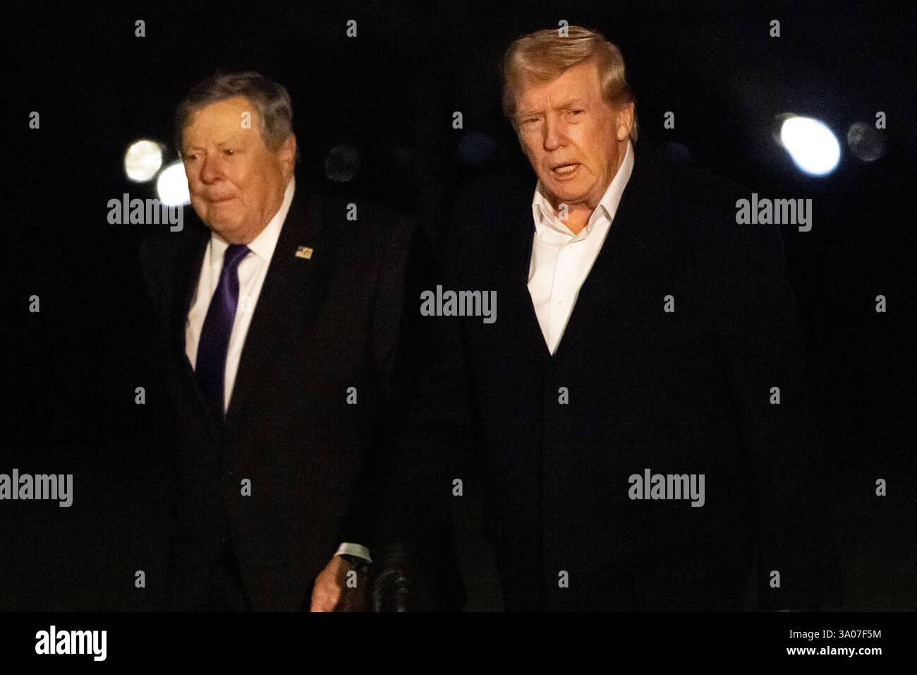 WASHINGTON – March 2, 2025: President Donald Trump and Viktor Knavs ...