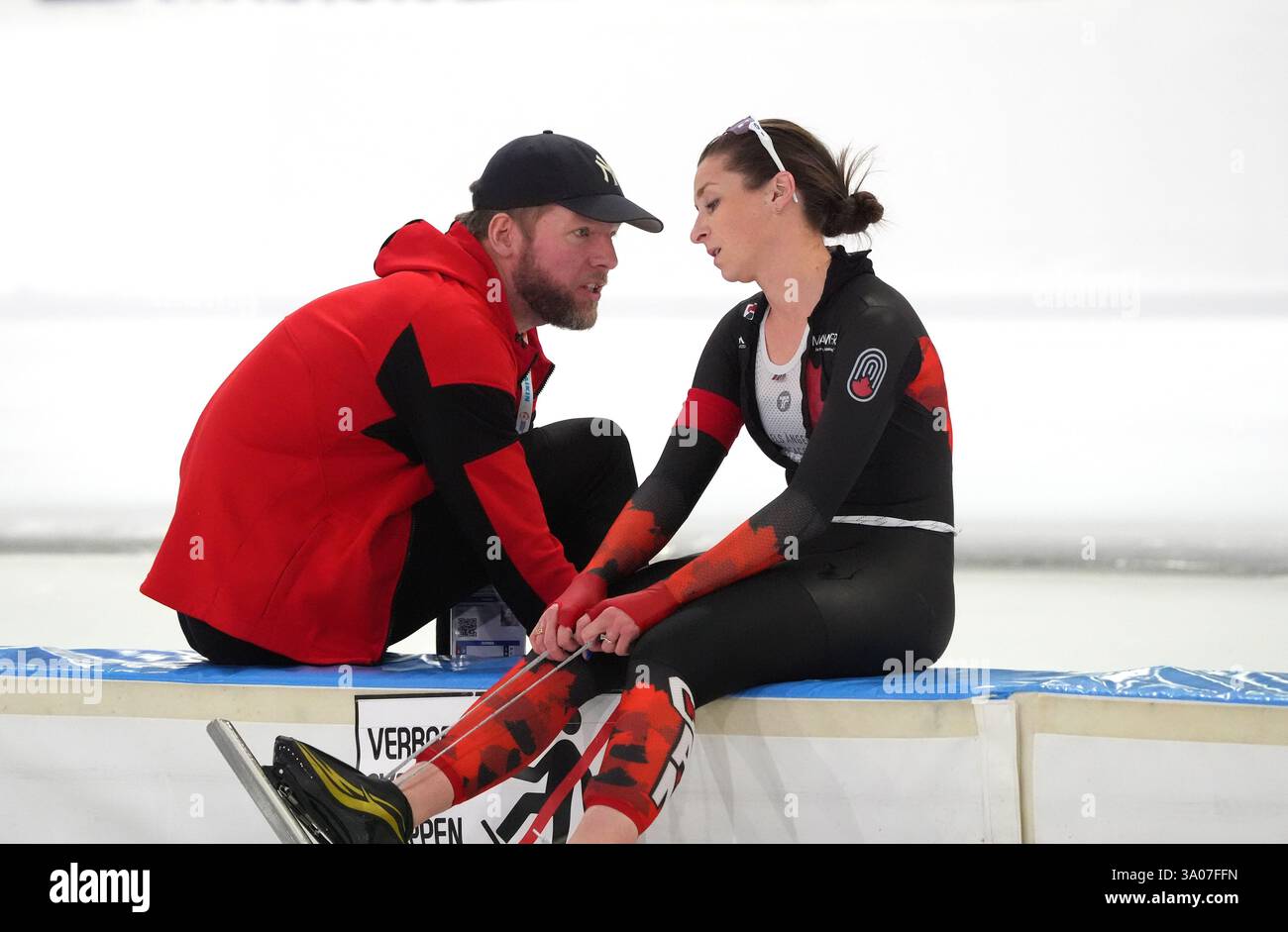 Ivanie Blondin (CAN) on 3000m women during ISU World Cup 6 on March 1 ...