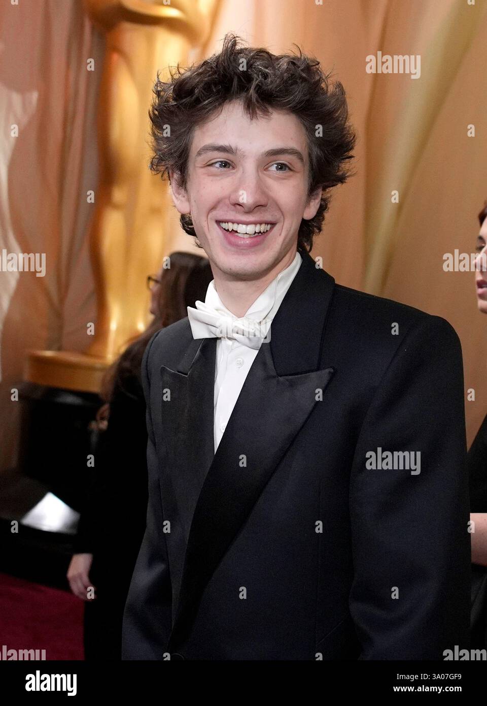 Mark Eydelshteyn arrives at the Oscars on Sunday, March 2, 2025, at the ...