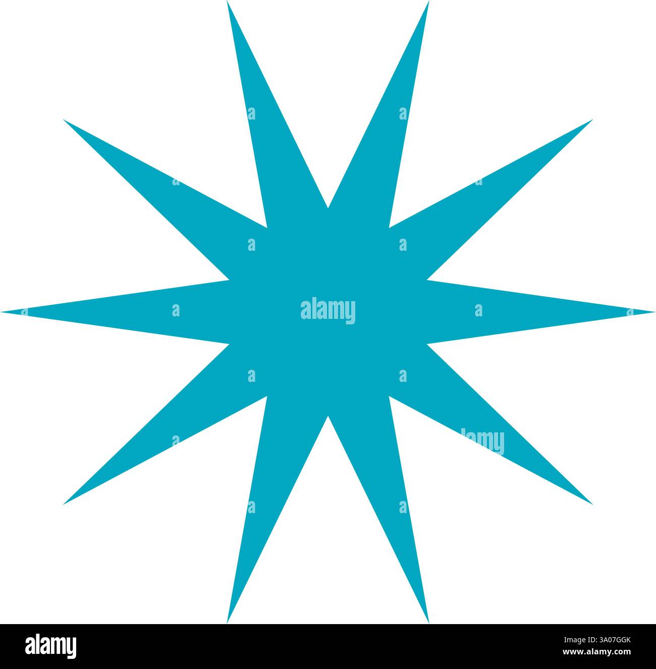 Bold Geometric Star Icon Stock Vector Image & Art - Alamy