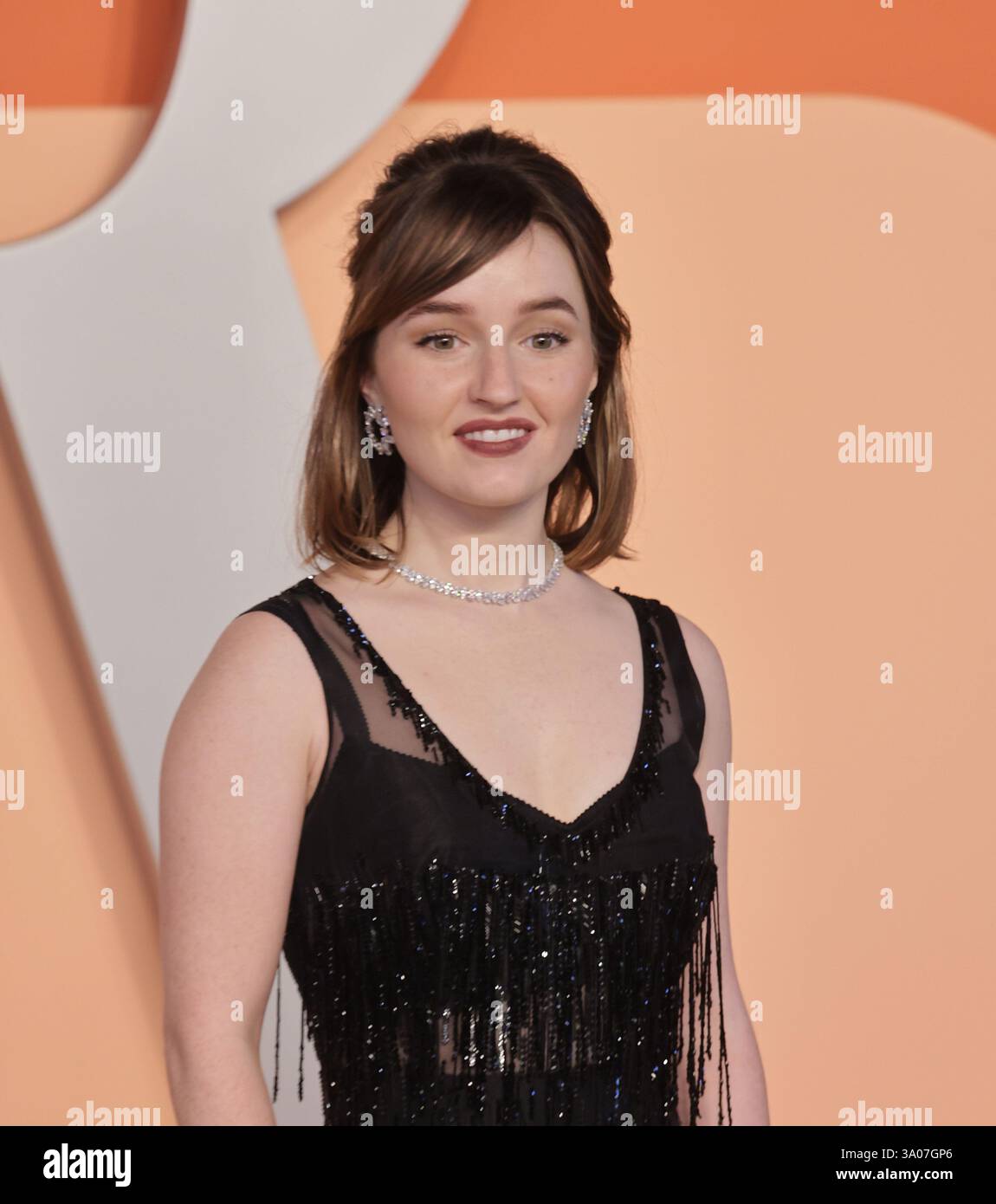 Kaitlyn Dever attends the 2025 Vanity Fair Oscar Party at Wallis ...