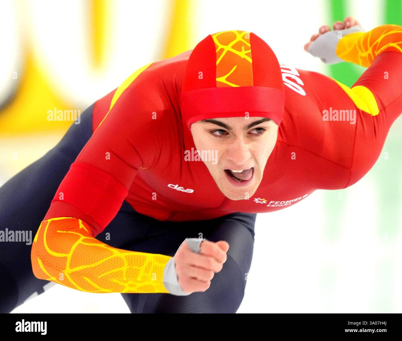 Nil Llop Izquierdo (ESP) on 500m men during ISU World Cup 6 on March 2 ...