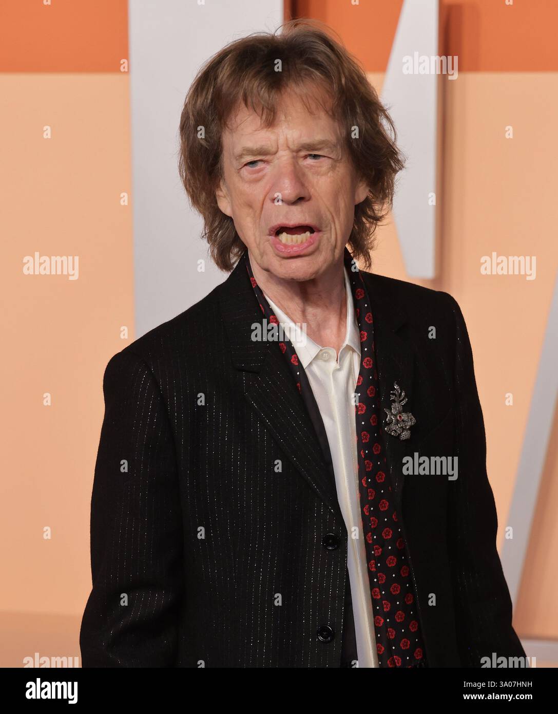 Mick Jagger attends the 2025 Vanity Fair Oscar Party at Wallis ...