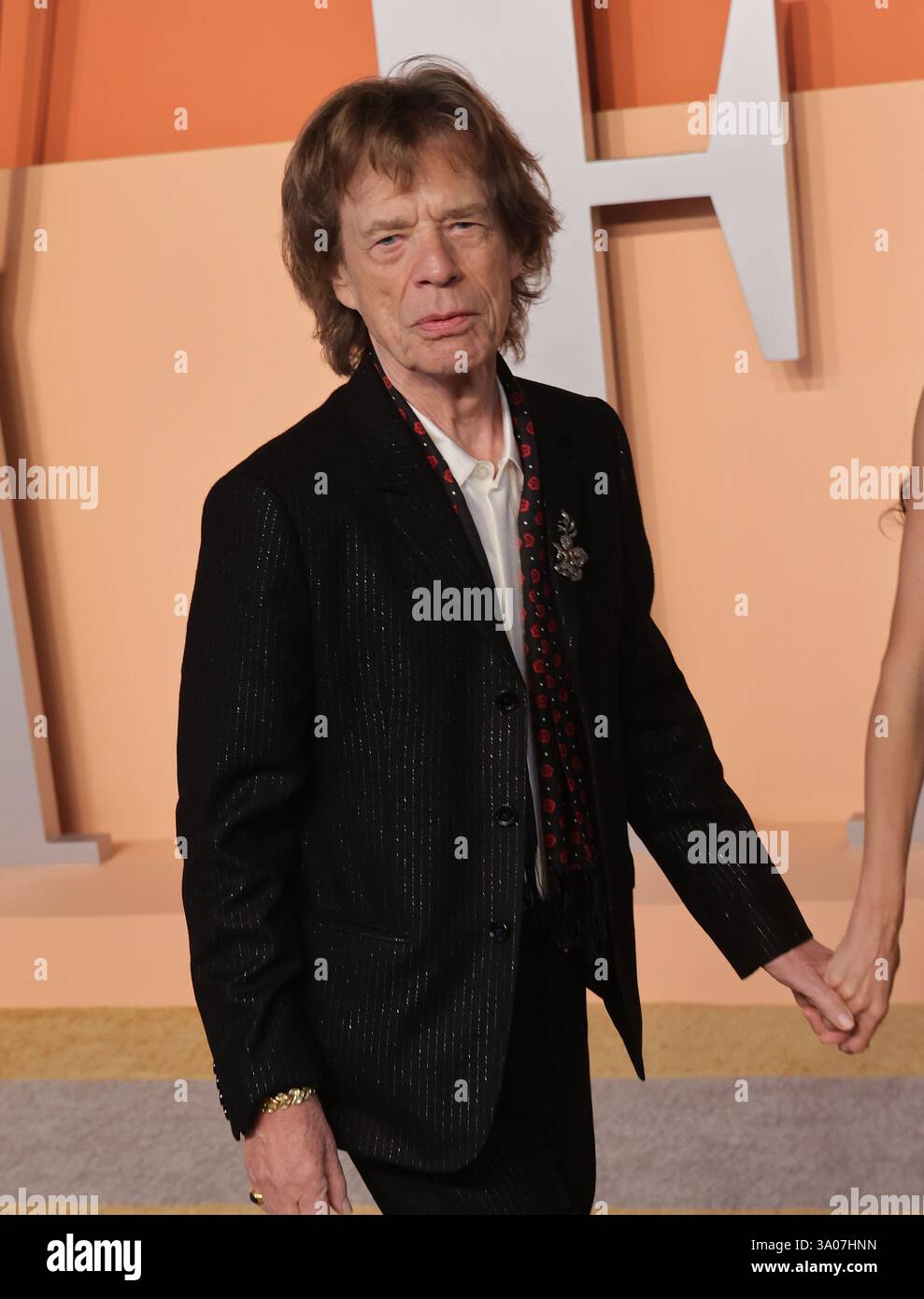 Mick Jagger attends the 2025 Vanity Fair Oscar Party at Wallis ...