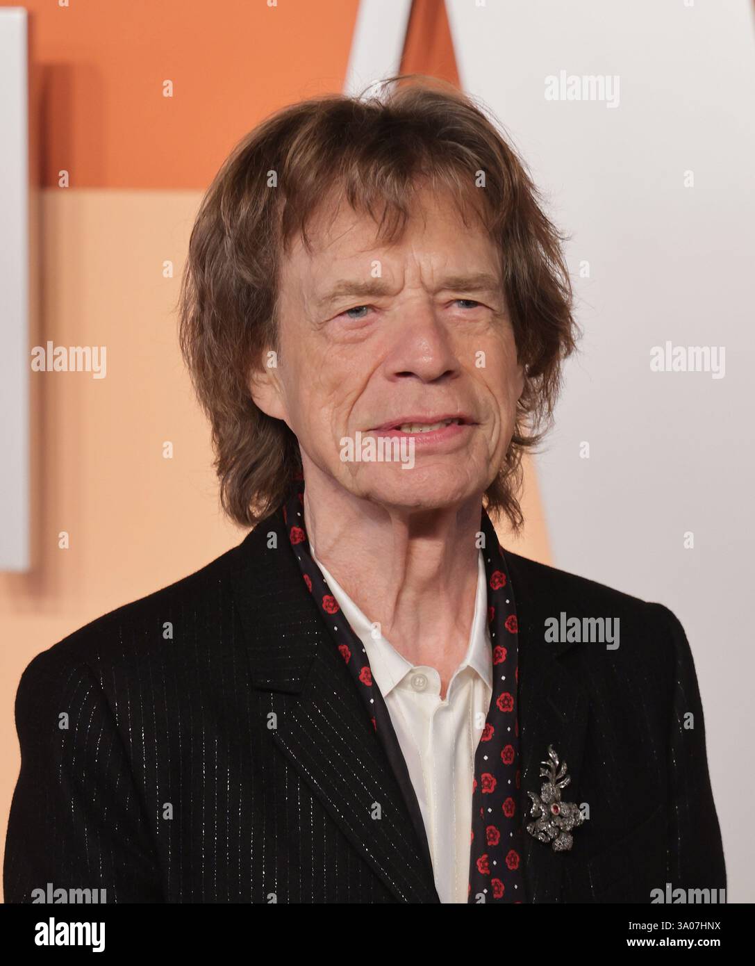 Mick Jagger attends the 2025 Vanity Fair Oscar Party at Wallis ...