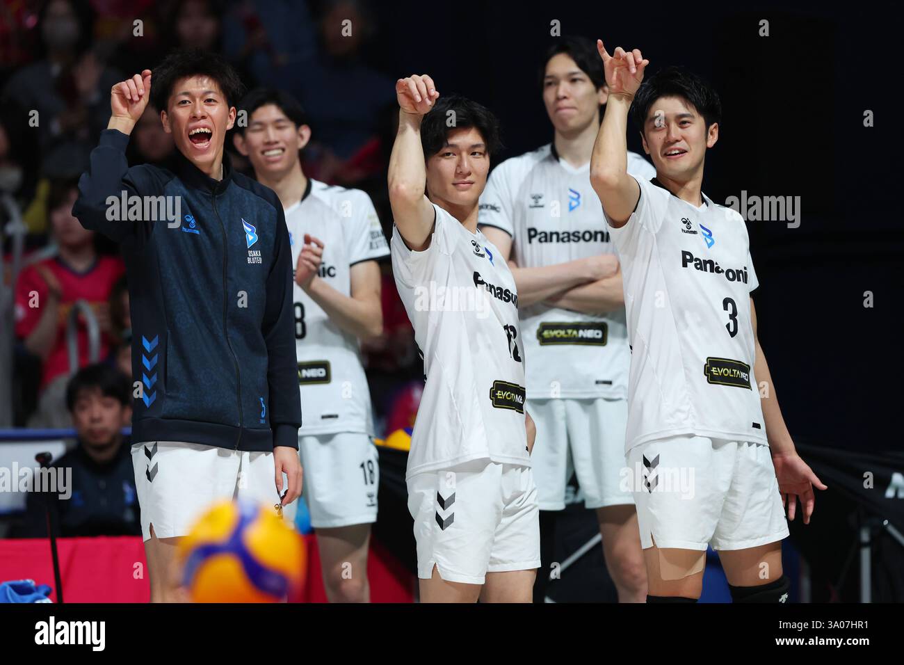 Ariake Colosseum, Tokyo, Japan. 1st Mar, 2025. (L-R) Shoma Tomita, Hiroto Nishiyama, Keita ...