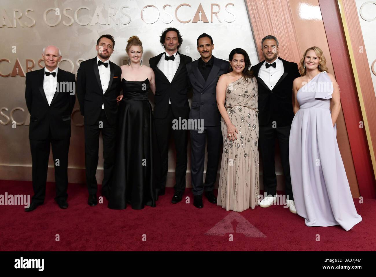 Compton Ross and from left, Jacob Jarek, Julianne Forde, Louis Tisné ...