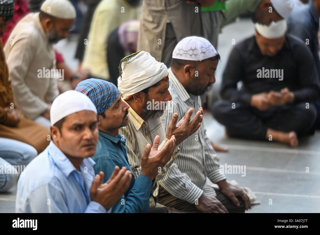 New Delhi, India. 02nd Mar, 2025. NOIDA, INDIA - MARCH 2: Muslim ...