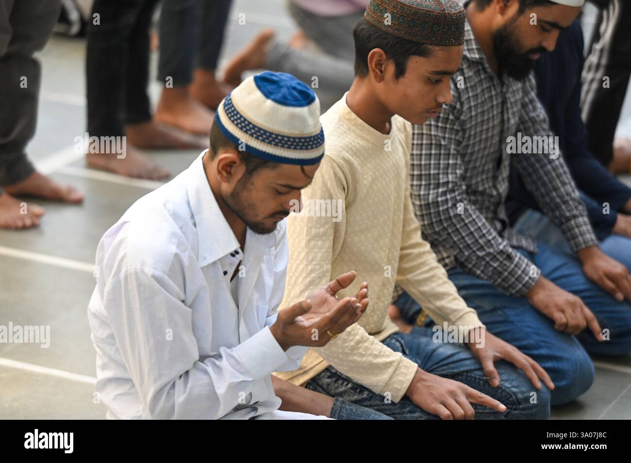 New Delhi, India. 02nd Mar, 2025. NOIDA, INDIA - MARCH 2: Muslim ...