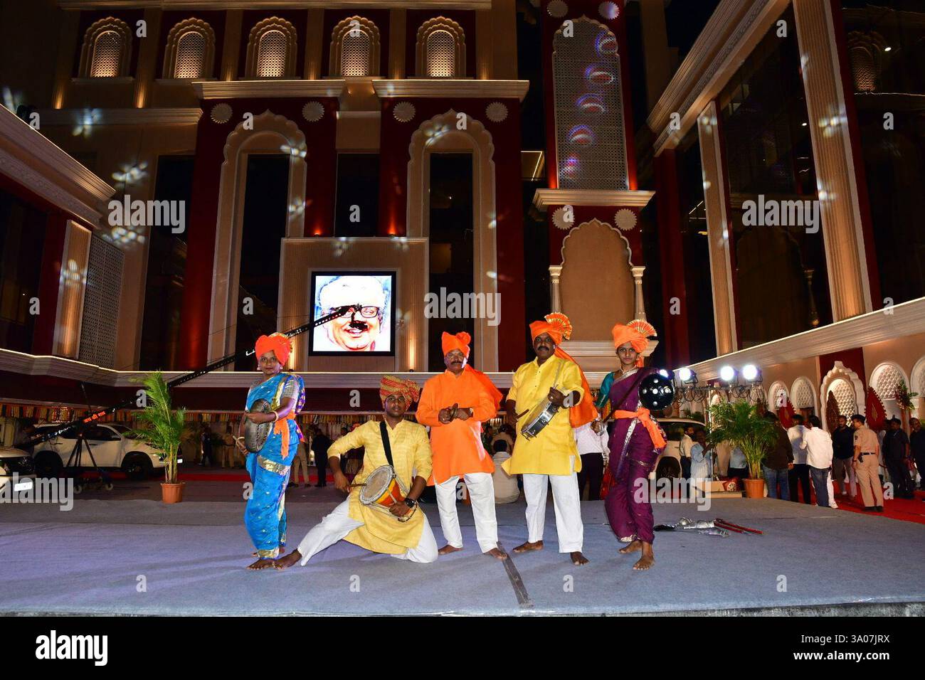 MUMBAI, INDIA - MARCH 2: Maharashtra Chief Minister Devendra Fadnavis, Deputy CM Eknath Shinde ...