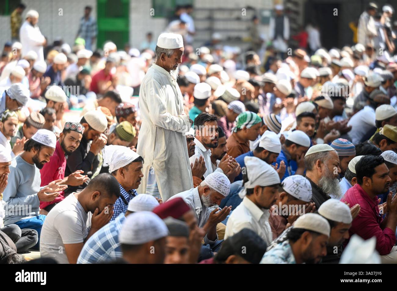 New Delhi, India. 02nd Mar, 2025. NOIDA, INDIA - MARCH 2: Muslim ...
