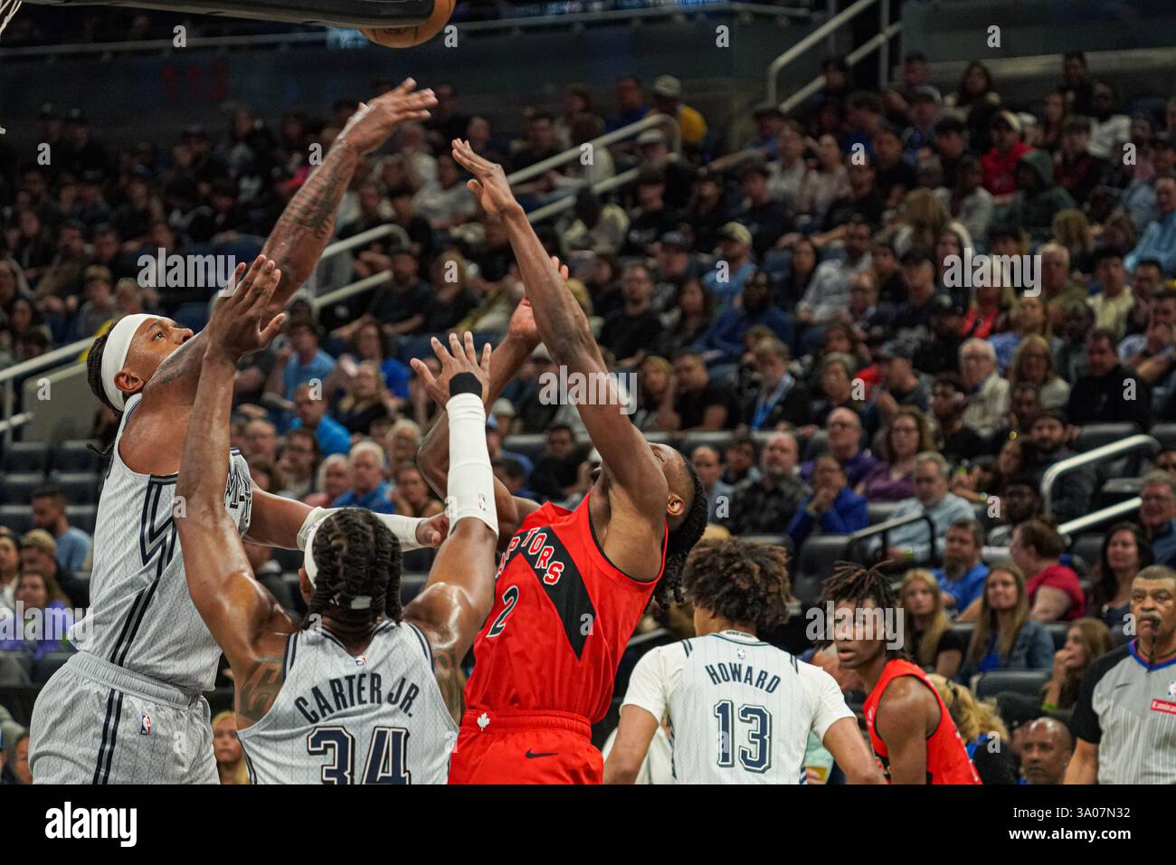 Orlando, Florida, USA, March 2, 2025, Toronto Raptors forward Jonathan ...