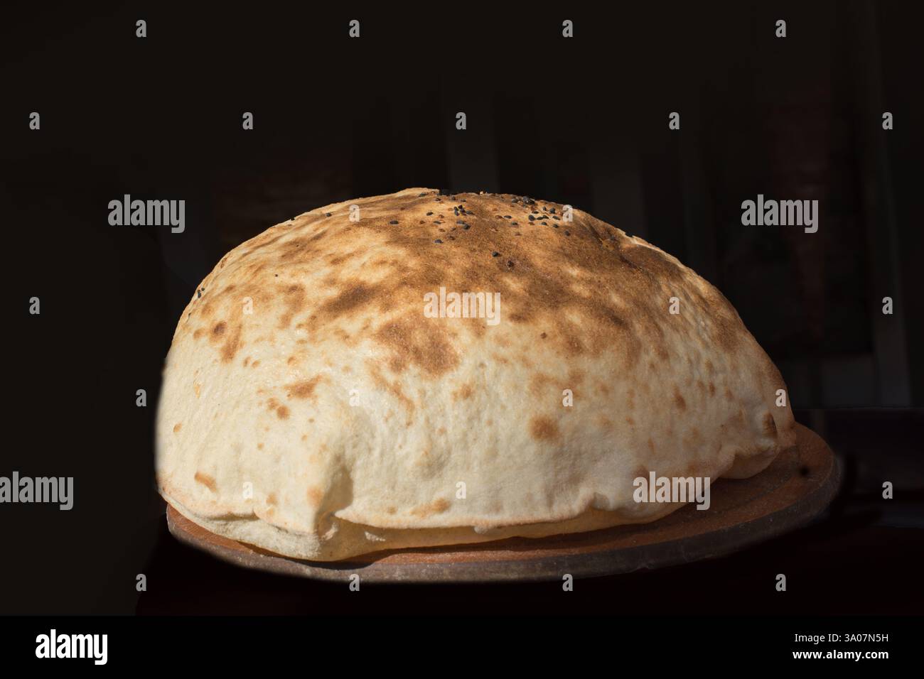 Traditional Turkish style made bread loaf Stock Photo - Alamy